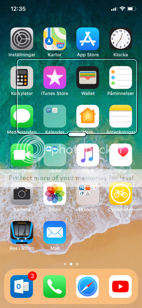 Strange box on screen | MacRumors Forums