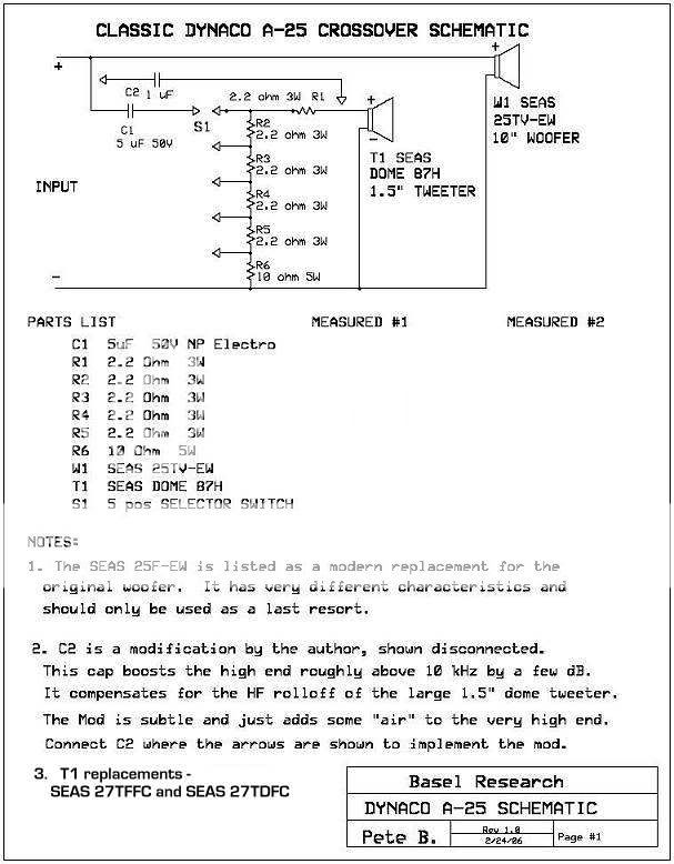 Updated Dynaco A25 schematic | Audiokarma Home Audio Stereo Discussion ...